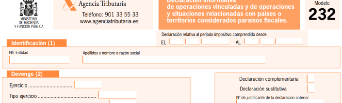 El 30 de noviembre, último día para presentar el modelo 232 de ...